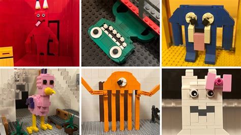 All Lego Garten Of Banban Creepy World Scary Characters And Off