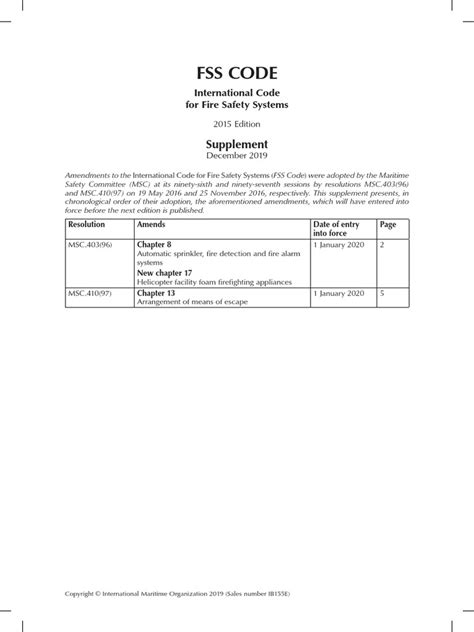Fss Code Dec 2019 Amendment Pdf Fss Code Dec 2019 Amendment Pdf