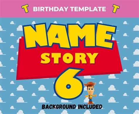 Personalized Toy Story Sign With Name And Age Toy Story Etsy Toy