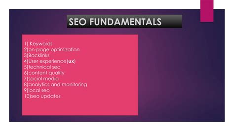 Technical Seosearch Engine Optimization Ppt