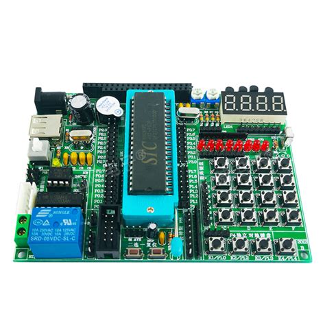 51 Microcontroller Development Board Kit Avr Compatible Experimental Board Stc Learning Board