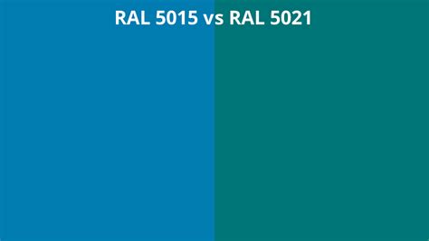 Ral 5015 Vs 5021 Ral Colour Chart Uk