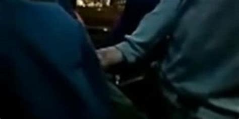 Girl Touch Bulge On Bus