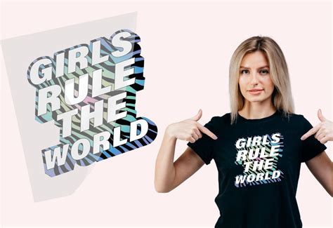 Girls Rule The World Dtf Transfer So Fontsy