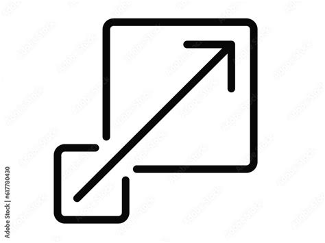 Scalability Icon In Flat Style Scalability System Web Signsimple Abstract Icon In Black Line