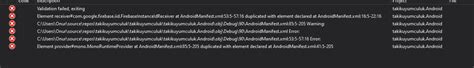 xamarin android manifest generates duplicated lines stack overflow