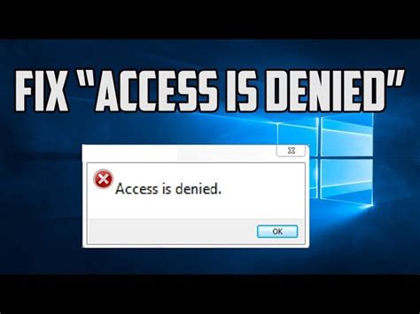 Permission Denied là gì Cách xử lý lỗi Permission Denied