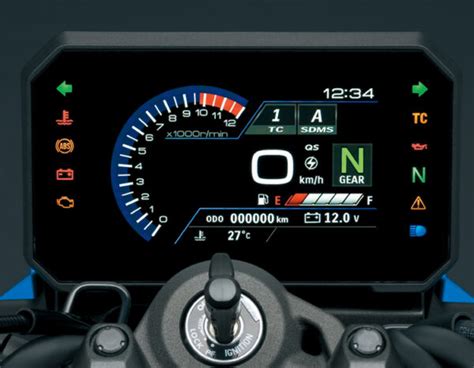 Color TFT Multi Information Display SUZUKI MOTORCYKLER