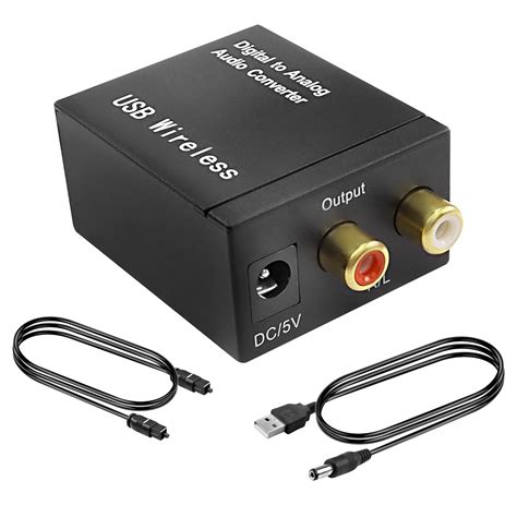 MEIRIYFA Digital To Analog Audio Converter With Built In Bluetooth Chip Digital Optical