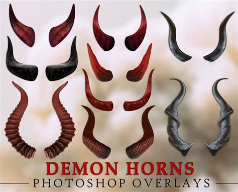 Demon Horns Maleficent Overlay Photoshop Overlays For Photoshop