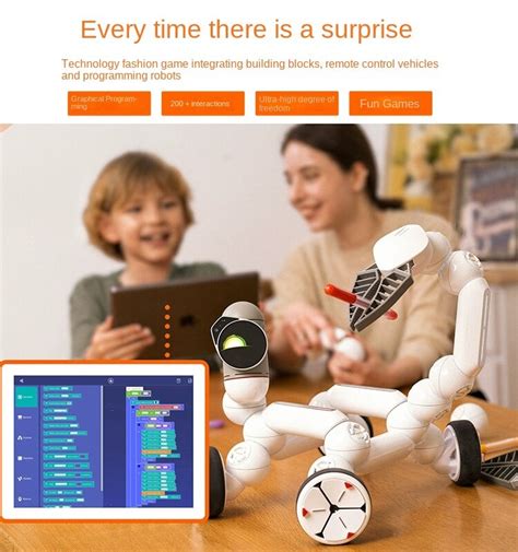 C Licb Ot 지능형 로봇 프로그래밍 로봇 장난감 모듈 접합 기계 성인 및 어린이 선물 고급 및 행운의 세트 하이