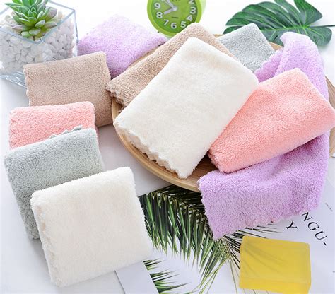 6бр Хавлиена кърпа за лице Микрофибърна абсорбираща баня Домашни кърпи