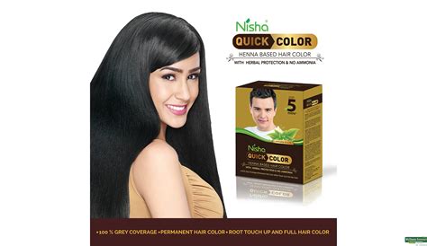 Buy Nisha Hair Color Naturemate Box Natural Black 60 G Online At Best Prices Wellness Forever