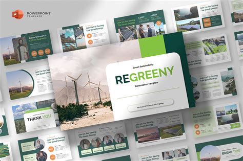 Sustainability Powerpoint Template Graphic By Fluff Designstudio Creative Fabrica