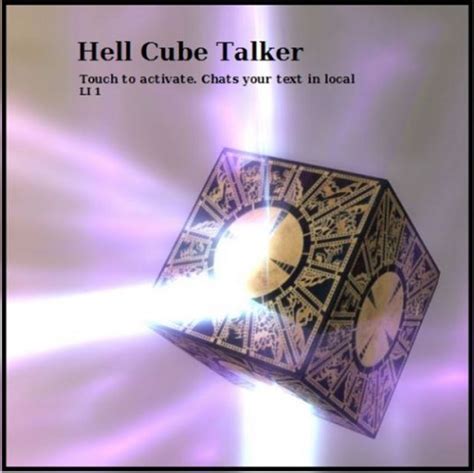 Second Life Marketplace Hell Cube Talker