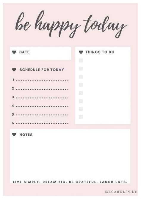 To Do Liste Vorlage Tumblr
