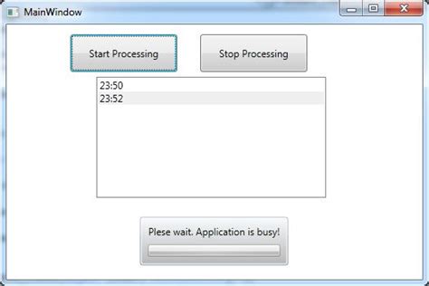 WPF BusyIndicator