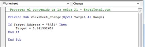 Detectar Cambio De Valor En Celda Con Macros En Excel Excel Avanzado