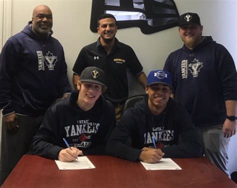 News Noah Lalonde And Mathew Pomeroy Commit To Niagara Cc Ontario Yankees