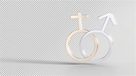 Premium Psd Gender Identity Symbols Female Male