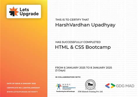 Webdevelopment Html Css Learningjourney Harsh Vardhan Upadhyay