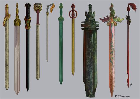 Petitecreme Illustrator And Designer Sword Design
