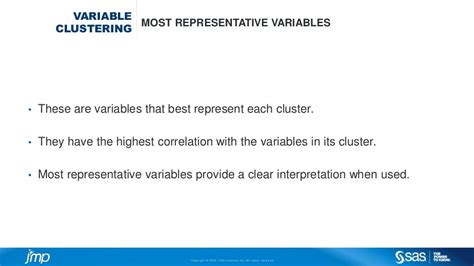 Exploring Variable Clustering And Importance In Jmp