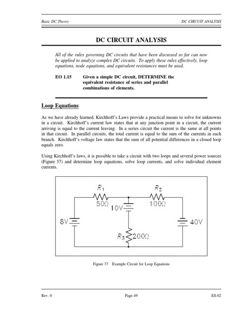 Dc Circuit Analysis Pdf Electrical Network Network Analysis Electrical Circuits