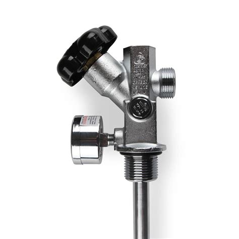 Nos Nitrous Oxide System 3 8in Super High Flow Nitrous Bottle Valve With Blue Pressure Gauge For