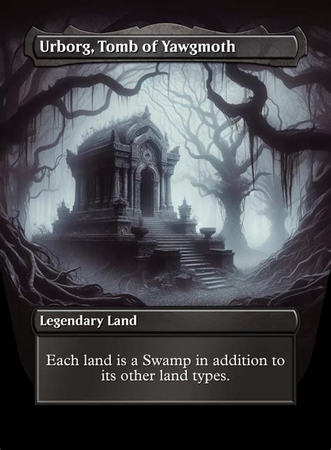 Custom Art Urborg Tomb Of Yawgmoth Edh Proxies
