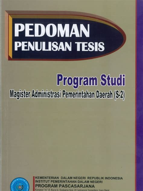 Panduan Tesis Komplit 230302 154554 Pdf Pdf
