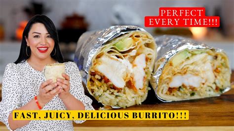 Baja Shrimp Burrito Recipe How To Make Burritos Youtube