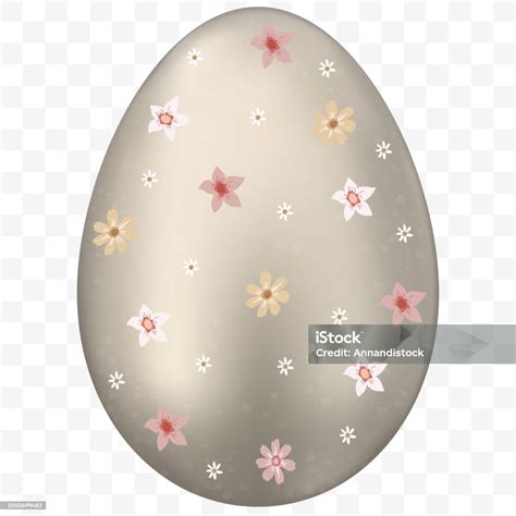 3d 황금 부활절 달걀 귀여운 봄 꽃 절연 벡터 일러스트 레이 션 요소 인사말 카드 배너 초대장 템플릿 포스터 전단지에 대 한 현대 최소 스타일의 디자인 0명에 대한 스톡