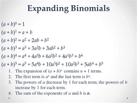 Sequences Series And The Binomial Theorem