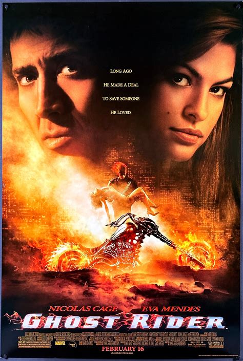 Ghost Rider Vintage Us One Sheet 2007 Original Release