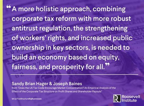 How The Us Tax Code Benefits Big Business Roosevelt Institute Paper