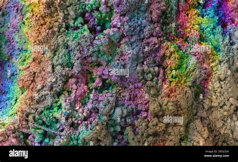 Extreme Macro Photograph Of Naturally Occurring Hematite Mineral