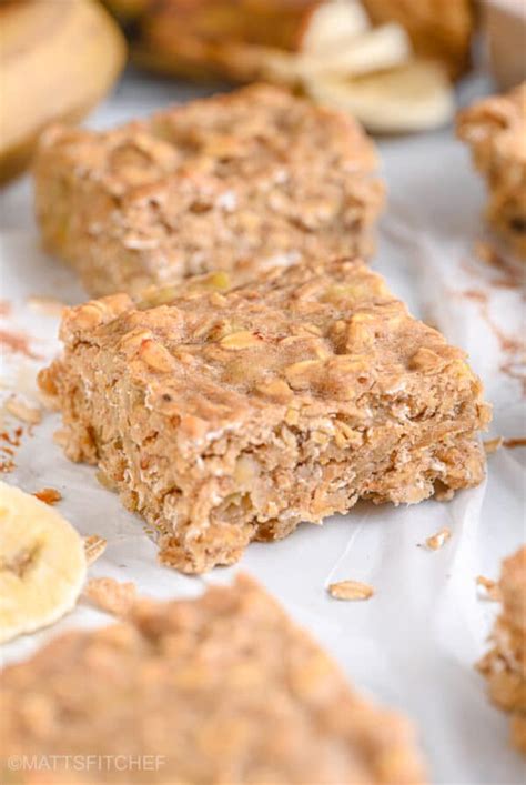 High Protein Oatmeal Bars 3 Ways