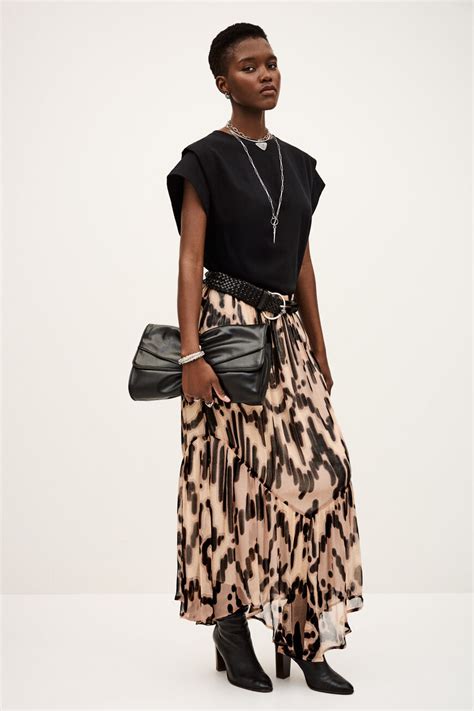 Maxi Rok Aley Pink Baandsh Be