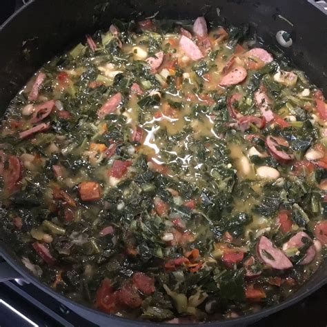 Collard Greens And Bean Soup Recipe Slow Cooker Soup Collard Green