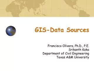PPT GIS Data Types PowerPoint Presentation Free Download ID
