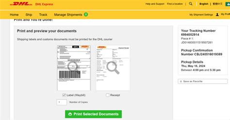 How To Print A Dhl Shipping Label A Step By Step Guide Phomemo