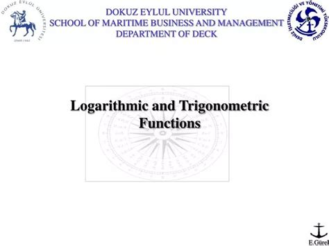 PPT Logarithmic And Trigonometric Functions PowerPoint Presentation Free Download ID