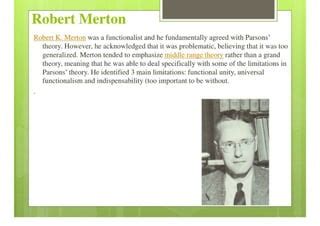 Functionalism Theory PDF Science