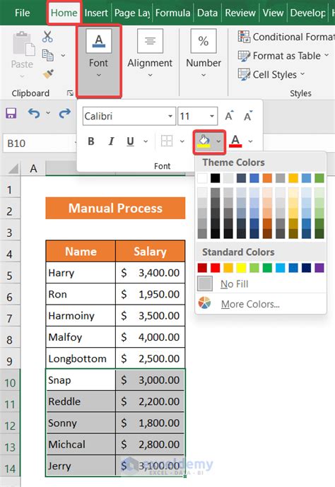 How To Highlight Every 5 Rows In Excel 4 Methods Exceldemy