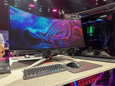 Asus Announce Rog Swift Pg34wcdm With 34 Oled Panel And 240hz Refresh
