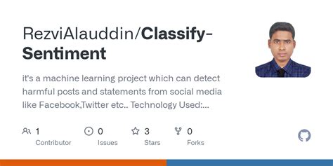 Github Rezvialauddinclassify Sentiment Its A Machine Learning Project Which Can Detect