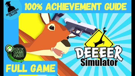 Deeeer Simulator 100 Achievement Guide Walkthrough Full Game Youtube