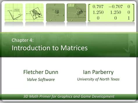 ppt chapter 4 introduction to matrices powerpoint presentation free