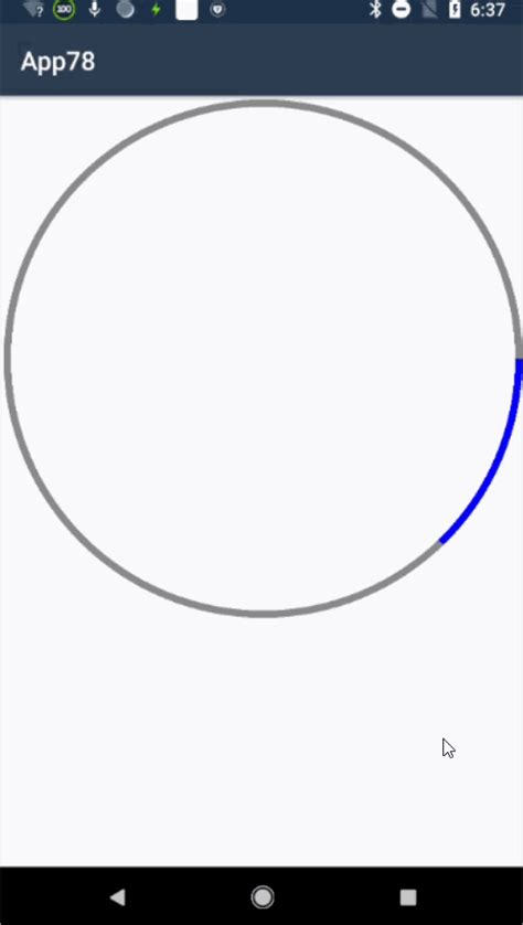 Xamarin Draw A Circle On Canvas Using Animation Stack Overflow